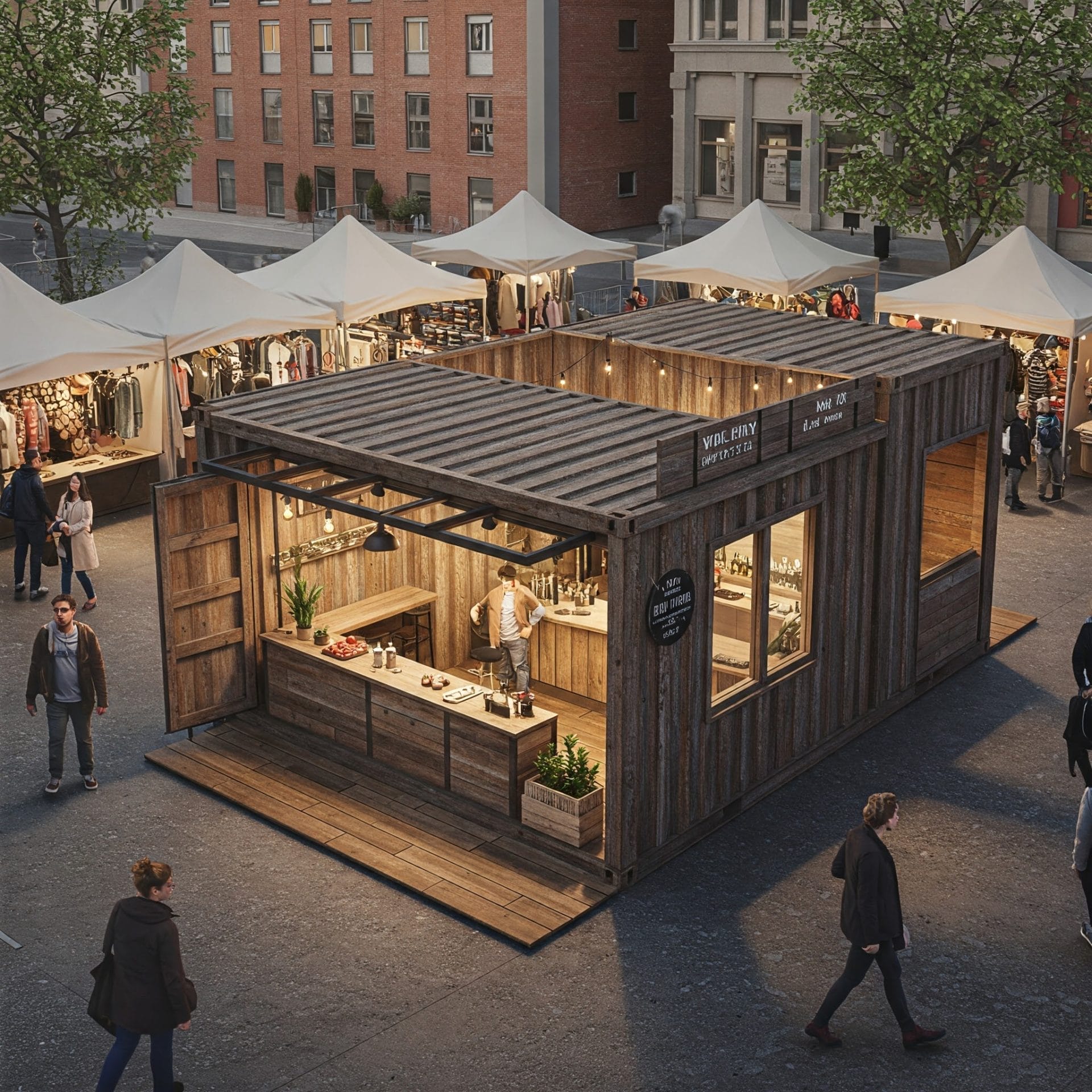 5 Ide Kreatif Booth Container untuk Bisnis Anda